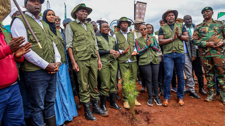 Felix Koskei and CS Barasa Lead Tree Planting in Kipkabus Forest to ...